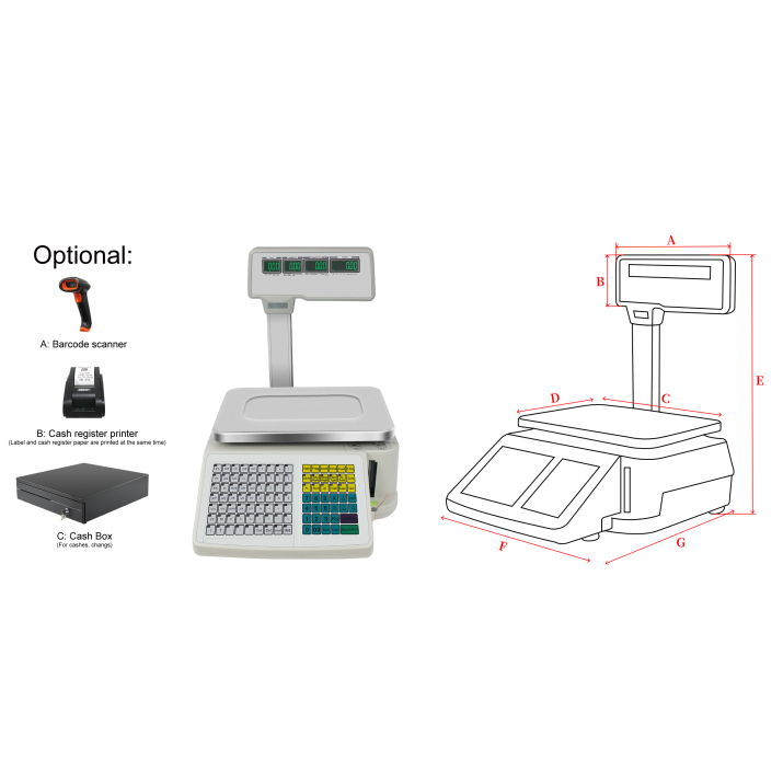 China TM-A10 Lable Printing Scales Manufacturer and Supplier | Jiajia